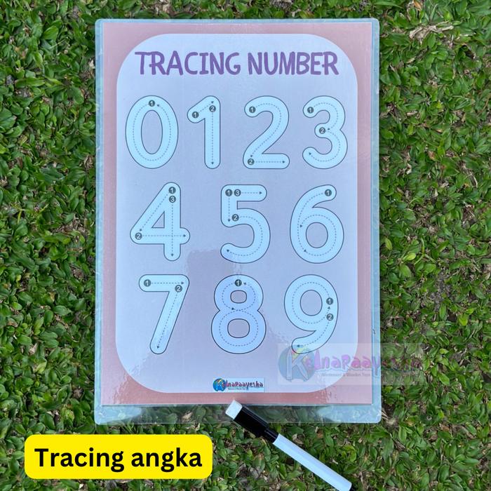 Jual Tracing huruf dan angka / tracing letter and number - Number - Kab ...