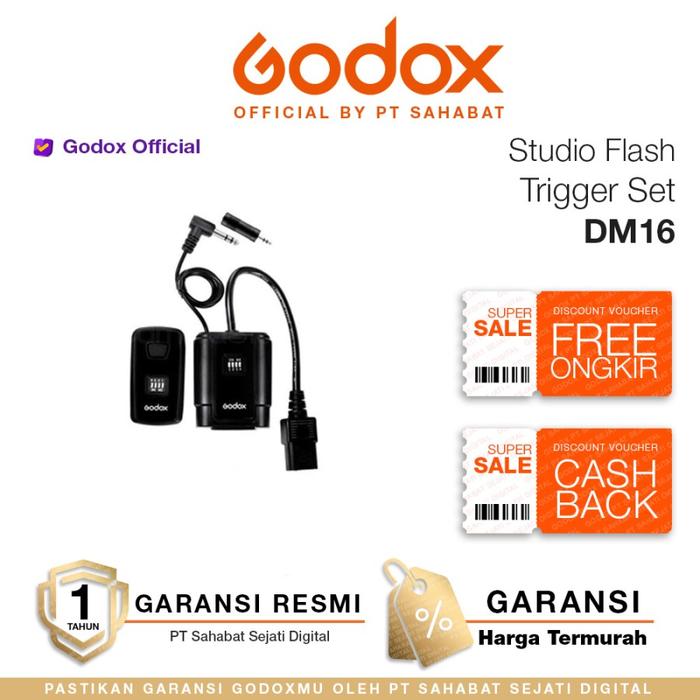 Jual Godox DM16 Studio Flash Trigger Set DM-16 - DM16, SET - Jakarta Pusat - Pro Foto Video by ...