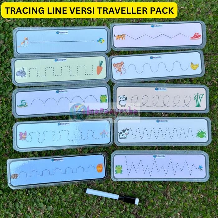 Jual Tracing line/ wipe and clean line / tracing garis anak tk ...