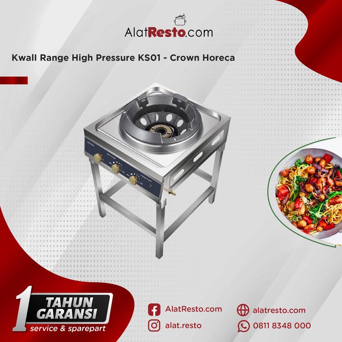 Jual Kwali Range 1 Burner Kompor High Pressure Ks-01- Crown Horeca Di ...