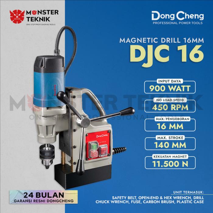 Jual Mesin Bor Magnetic Drill Dongcheng DJC16 Bor Magnet 16mm DJC 16 ...