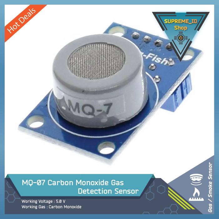 Jual MQ-7 MQ7 Carbon Monoxide CO Gas Detection Sensor - Jakarta Utara - Supreme ID | Tokopedia