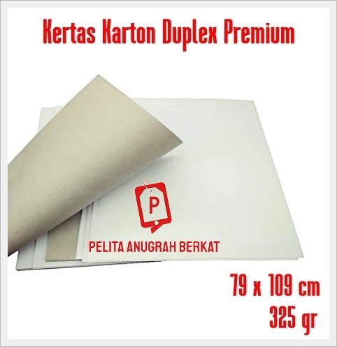 Jual Karton Duplex Tebal Premium / Kertas Box Kue Pola Jahit 325gr ...
