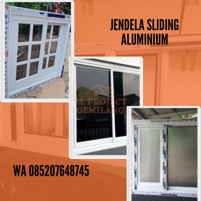 Jual jendela sliding aluminium - Jakarta Barat - El Project Gemilang | Tokopedia