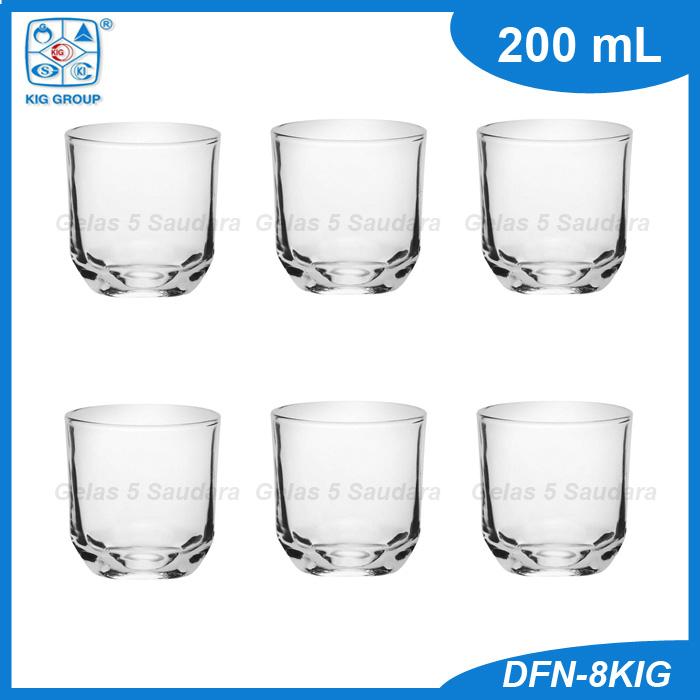 Jual 1 SET 6 PCS Gelas Kaca Murah/Gelas Kopi/Gelas Hadiah/Gelas Minum ...