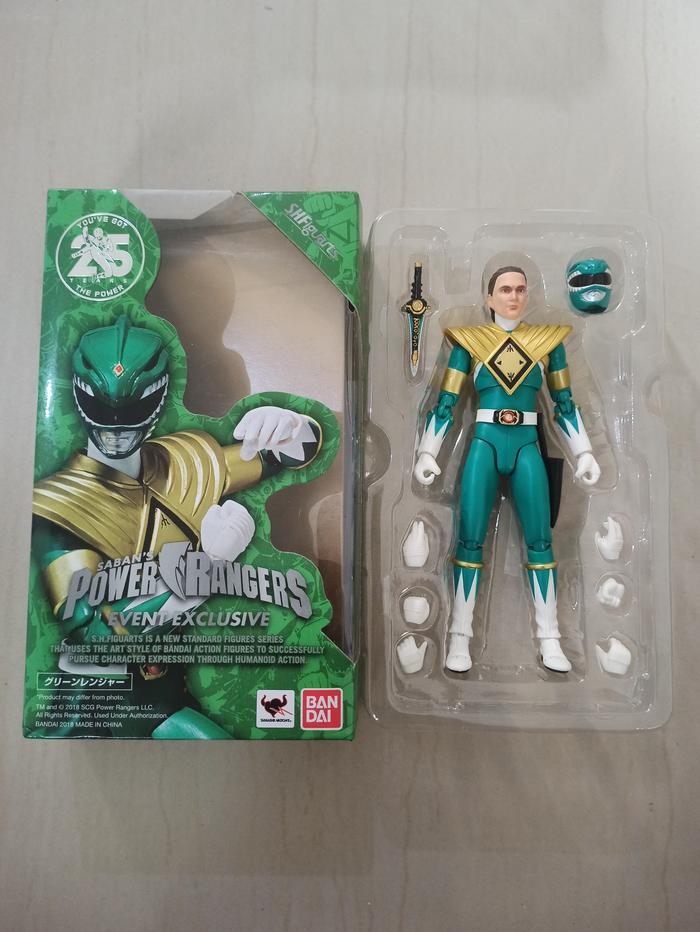 Jual SHF Bandai Tommy Green Power Ranger 25th Anniversary Event SDCC ...