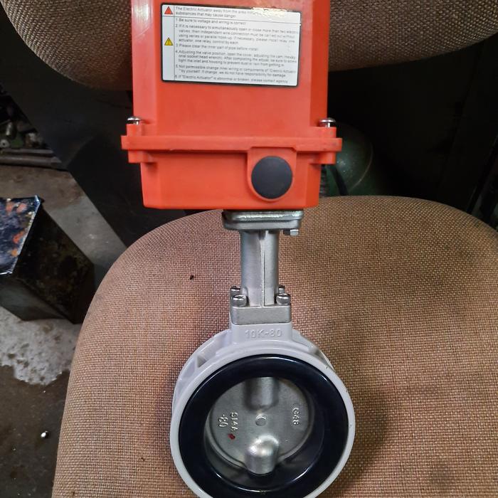 Jual butterfly valve kitz 3" electric motorized uni-d um-1 220v - Kota ...