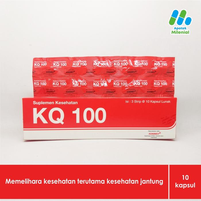 Jual Kq 100 Vegicapsul Suplemen Kesehatan / Kemasan Strip Isi 10 Kapsul ...