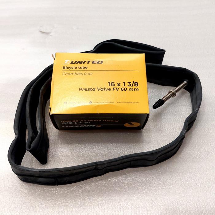 Jual Ban Dalam Sepeda UNITED 16 x 1 3/8 349 pentil kecil presta fv 60mm - Jakarta Utara ...