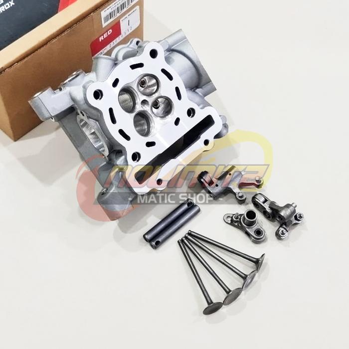 Jual Head RPD Porting CNC Klep 25/22 Aerox 155 Lexi NEW NMAX R15 VVA ...