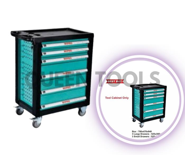 Jual Kotak Lemari Tool Box Cabine Trolley 6 Laci Wipro TCT-06D TCT06D ...