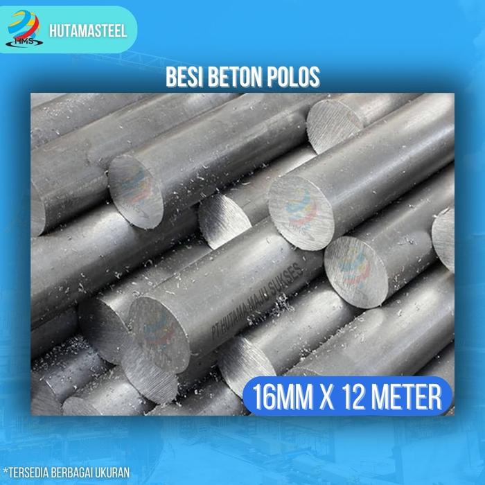 Jual Besi Beton Polos SNI 16mm-12MM - Tersedia Merk LS, Master, KS, DP ...