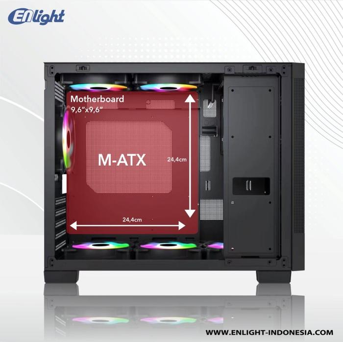 Jual Casing Enlight A1 - Matx Gaming Case Di Seller Sweet Shop ...