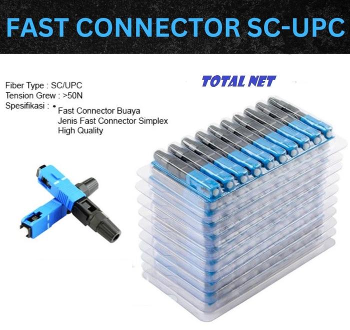 Jual Fast Connector SC UPC Fiber Optic FTTH Fo FC Fiber Optik Model ...