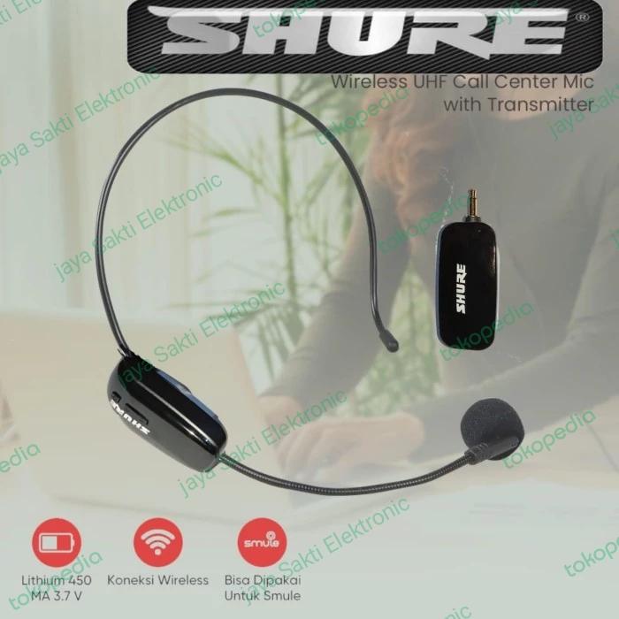 Jual wireless Mic mikrofon presentasi imam masjid musholla headset ...