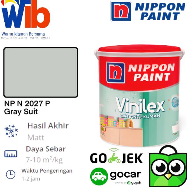 Jual CAT INTERIOR NIPPON PAINT VINILEX 5KG - GRAY SUIT N 2027P - Kota ...