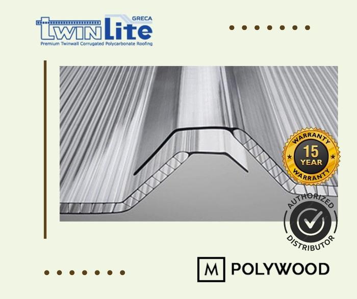 Jual Twinlite Greca Atap Polycarbonate - Clear, 5M Lari - Jakarta Barat ...