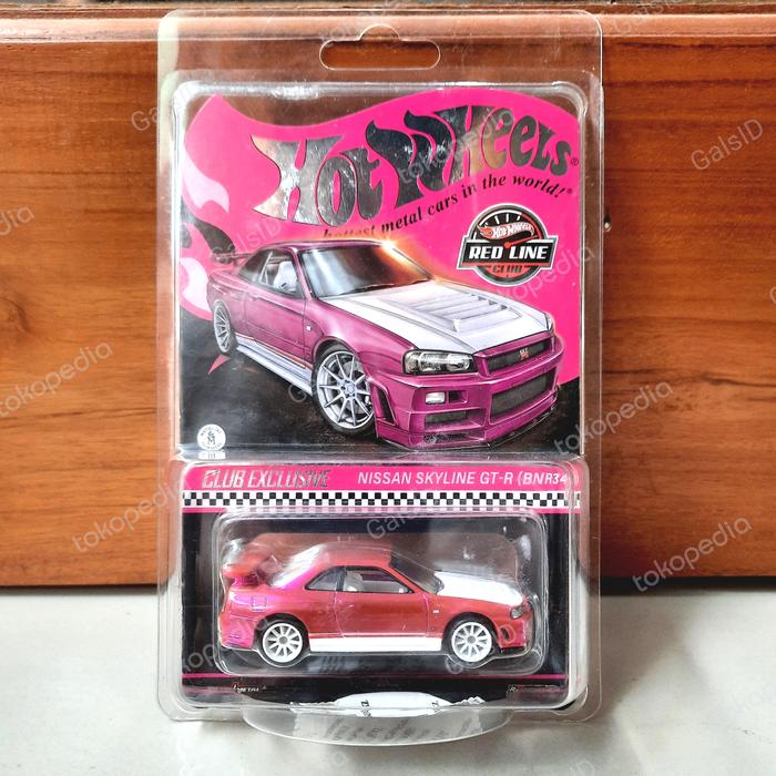 Jual Hot Wheels Nissan Skyline R34 Club Exclusive RLC PINK 2023 - Kota ...