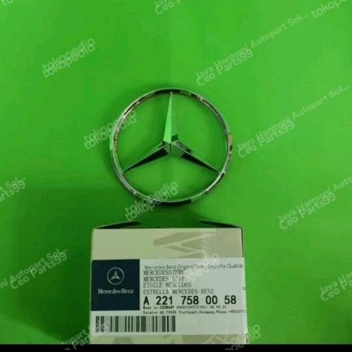 Jual Logo Bintang Bagasi Belakang Mercedes Benz W221 S-CLASS / EMBLEM ...