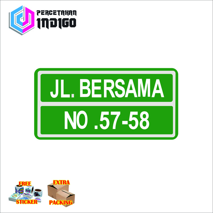 Jual plat alumunium rambu petunjuk jalan - Kab. Bekasi - PERCETAKAN ...