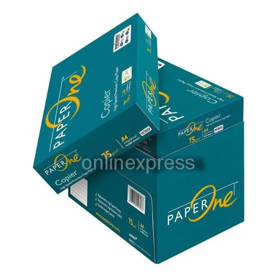 Jual Kertas Foto Copy / HVS A4 75 gram / PAPER ONE - 5 rim - Kota Medan ...