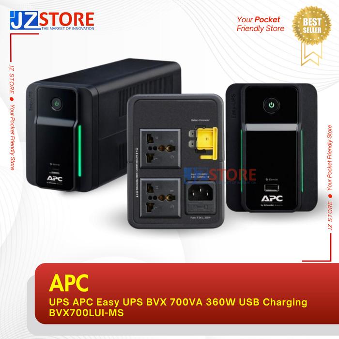 Jual UPS APC Easy UPS BVX 700VA 360W USB Charging BVX700LUI-MS - Kota ...