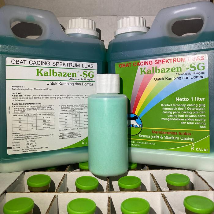 Jual Kalbazen sg 100 ml obat cacing hewan ternak - Kota Bogor ...