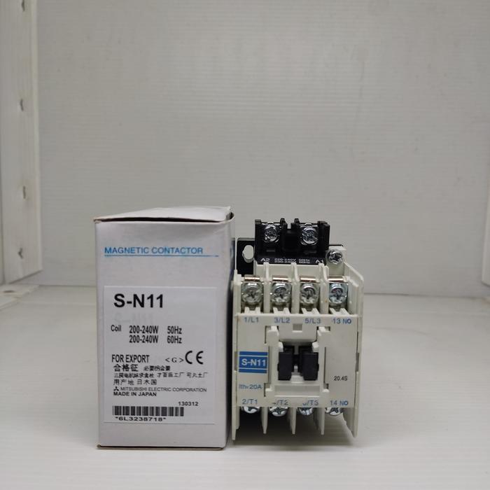 Jual kontaktor mitsubishi sn11 s-n11 sn 11 contactor mitsubishi ...