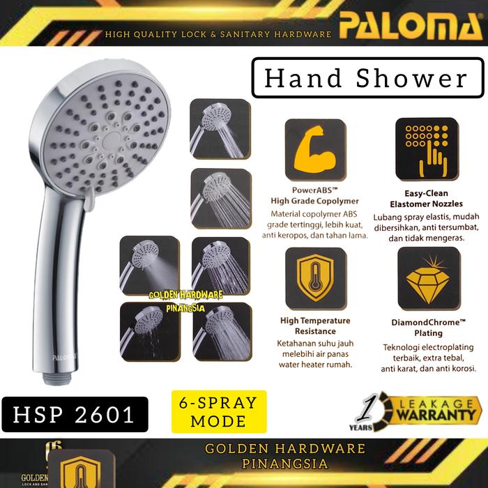Jual HANDSHOWER HAND HEAD KEPALA GAGANG SHOWER AIR MANDI PALOMA HSP ...