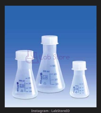 Jual Erlenmeyer Flask Plastik PP 500 ml | Vitlab - Jakarta Utara - Lab Store | Tokopedia