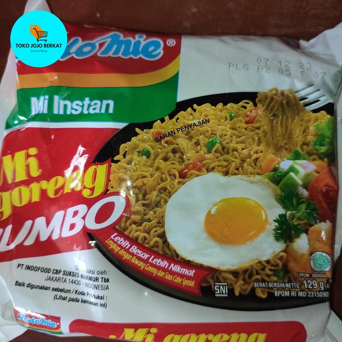 Jual Mi Instan Indomie Goreng Jumbo - Kota Jambi - Toko JOJOBERKAT ...