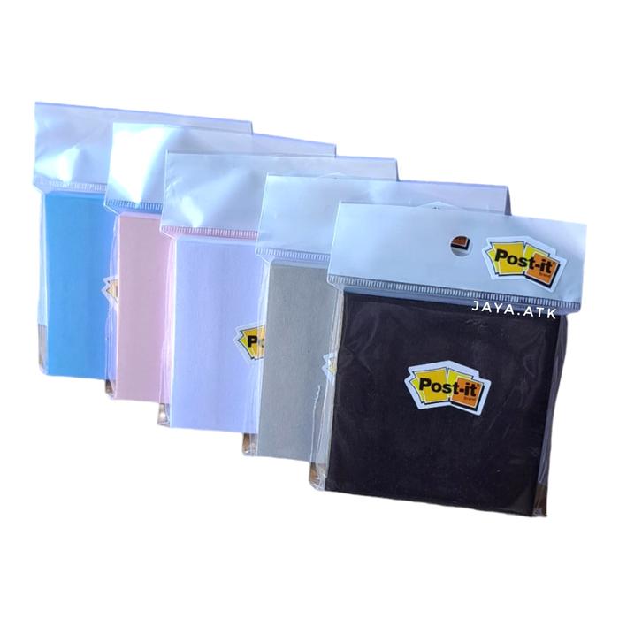 Jual STICKY NOTES POST IT 3M 654-5SSNE 76X76 HITAM PUTIH MEMO TEMPEL ...