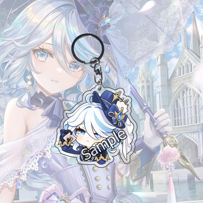 Jual Gantungan Kunci Genshin Impact Furina - Key Chain - Ganci - GI ...