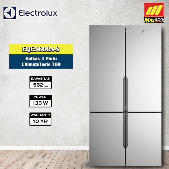 Promo ELECTROLUX EQE5600A-S Kulkas 4 Pintu [562 L] UltimateTaste 700 ...