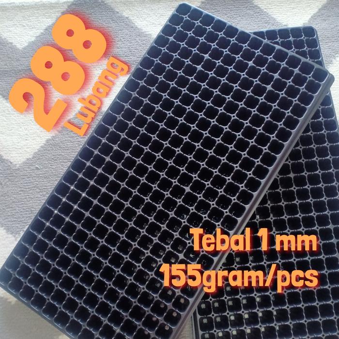 Jual Tray Semai 288 Lubang Tebal 1 mm Potray Seedling Tray Premium Pot ...