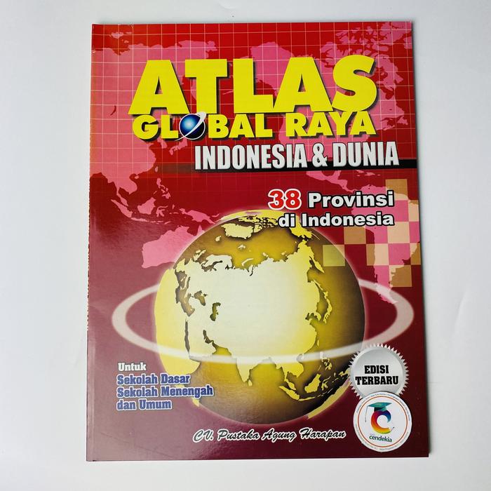 Jual Atlas Global Raya Indonesia & Dunia 38 Provinsi CV. PAH Besar ...