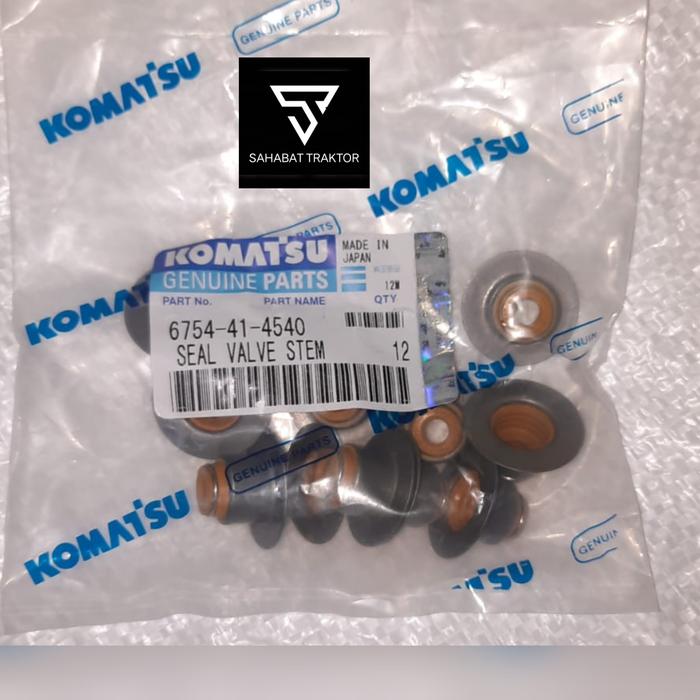 Jual Seal valve / klep in ex Komatsu PC200-8 6754-41-4540/4541 set 12 ...
