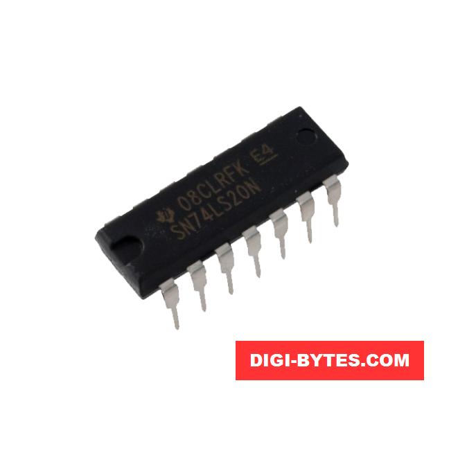 Jual 74LS20 - Dual 4-Input NAND Gate - Kota Semarang - bytes-master ...