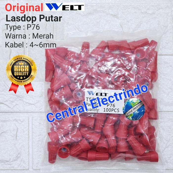 Jual Lasdop Screw On Wire WELT P76 Merah 4-6mm. - Kota Tangerang ...