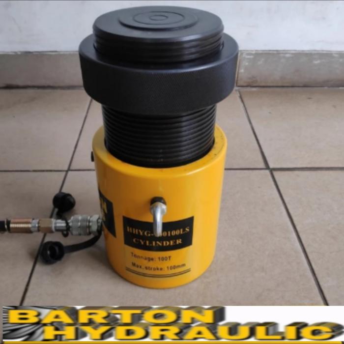 Jual 100 Ton 100mm Lock Nut Hydraulic Cylinder BARTON Hidrolik Silinder - Jakarta Utara - BARTON ...