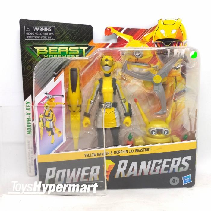 Jual ORI Power Rangers Beast Morphers Yellow Morphin Jax Beastbot ...