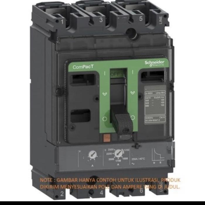 Jual SCHNEIDER MCCB NEW NSX200F 3P 200A TMD 36KA C20F3TM200 - Jakarta ...