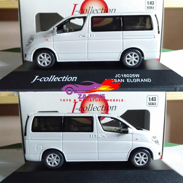 Jual Diecast Nissan Elgrand E51 White Pearl by J-Collection Skala 1:43 ...