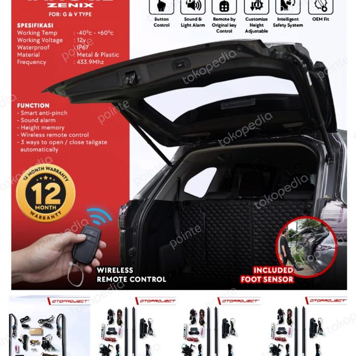 Jual power back door/ tailgate innova zenix 2023 w/kick sensor - Kota ...