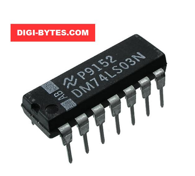 Jual 74LS03 - Quad 2Input NAND Gate with Open Collector Outputs - Kota ...
