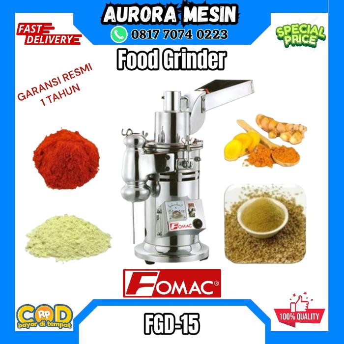 Jual MESIN PENGGILING BUMBU FOOD GRINDER FGD-15 FOMAC - Jakarta Barat ...