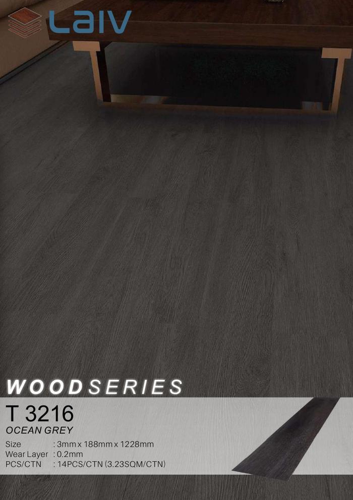Jual Vinyl Plank Tile Motif Kayu / Vinyl Flooring Lembaran Tebal 3mm ...