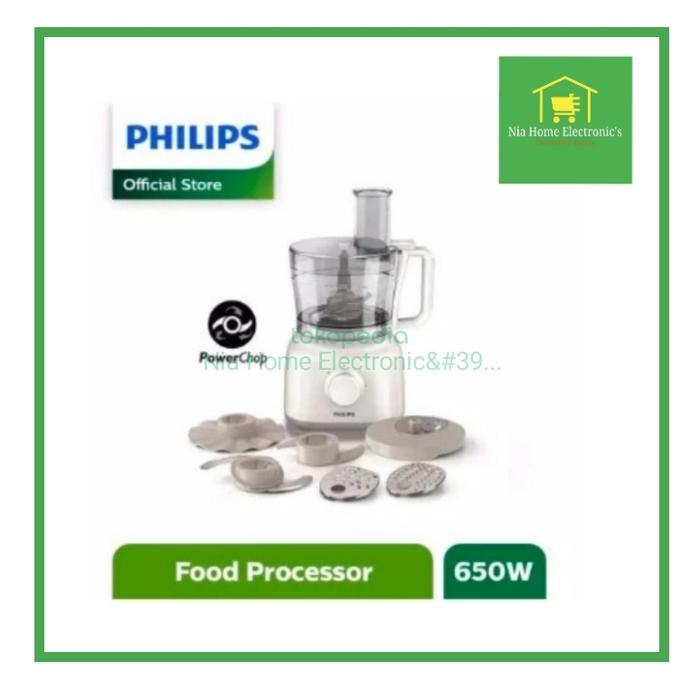 Jual Philips Food Processor HR7627/ HR-7627 Pengolah Makanan 650 Watt ...