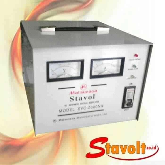 Jual MATSUNAGA Stavol Stabilizer 2000 Watt (2KVA) - 2000v manual ...