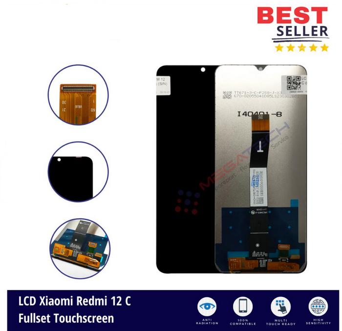 Jual LCD Xiaomi Redmi 12C Fullset Touchscreen - Kota Bandung ...